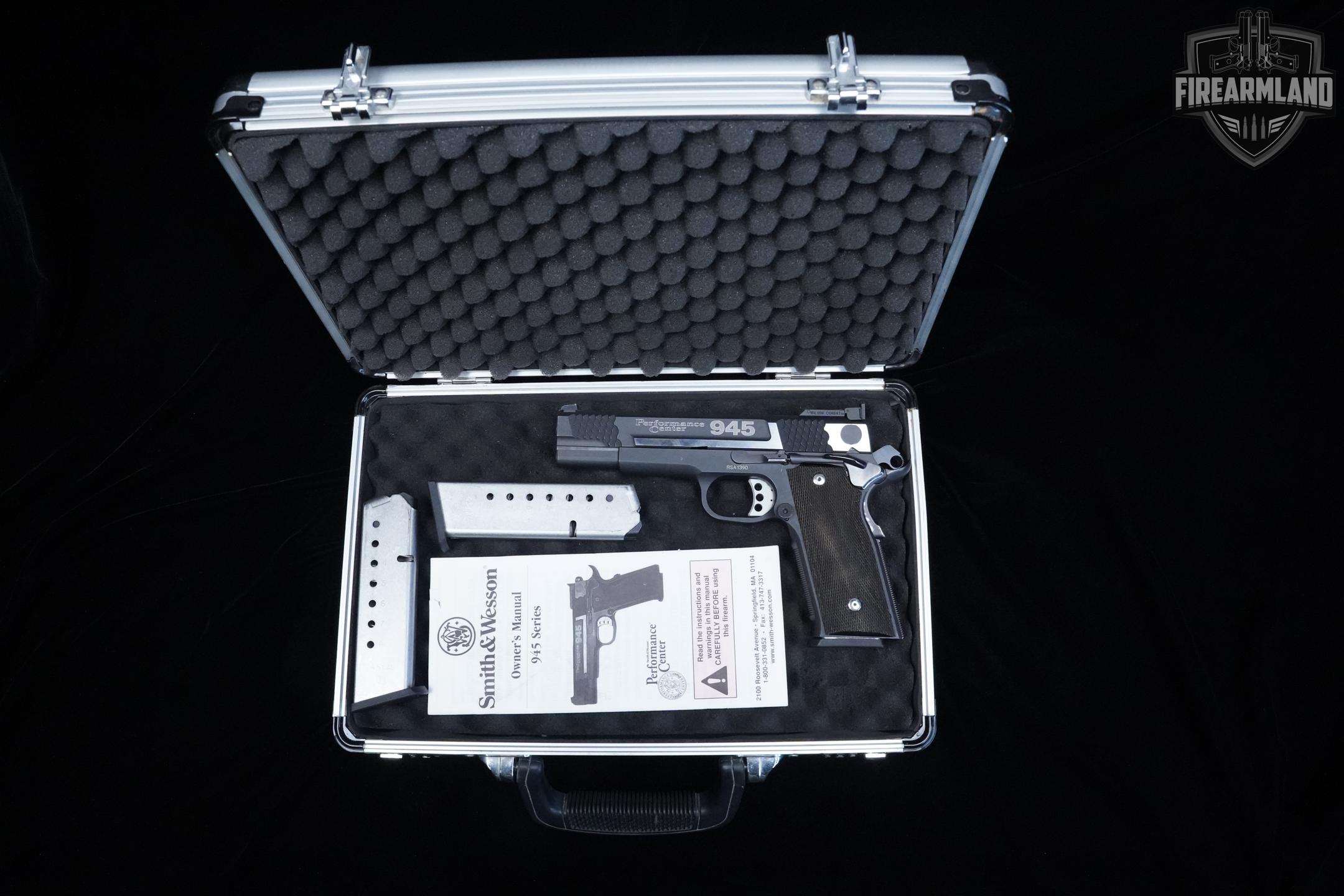 Smith & Wesson (S&W) Model 945-1 Performance Center 45 ACP 5" S&W 945-1 ...