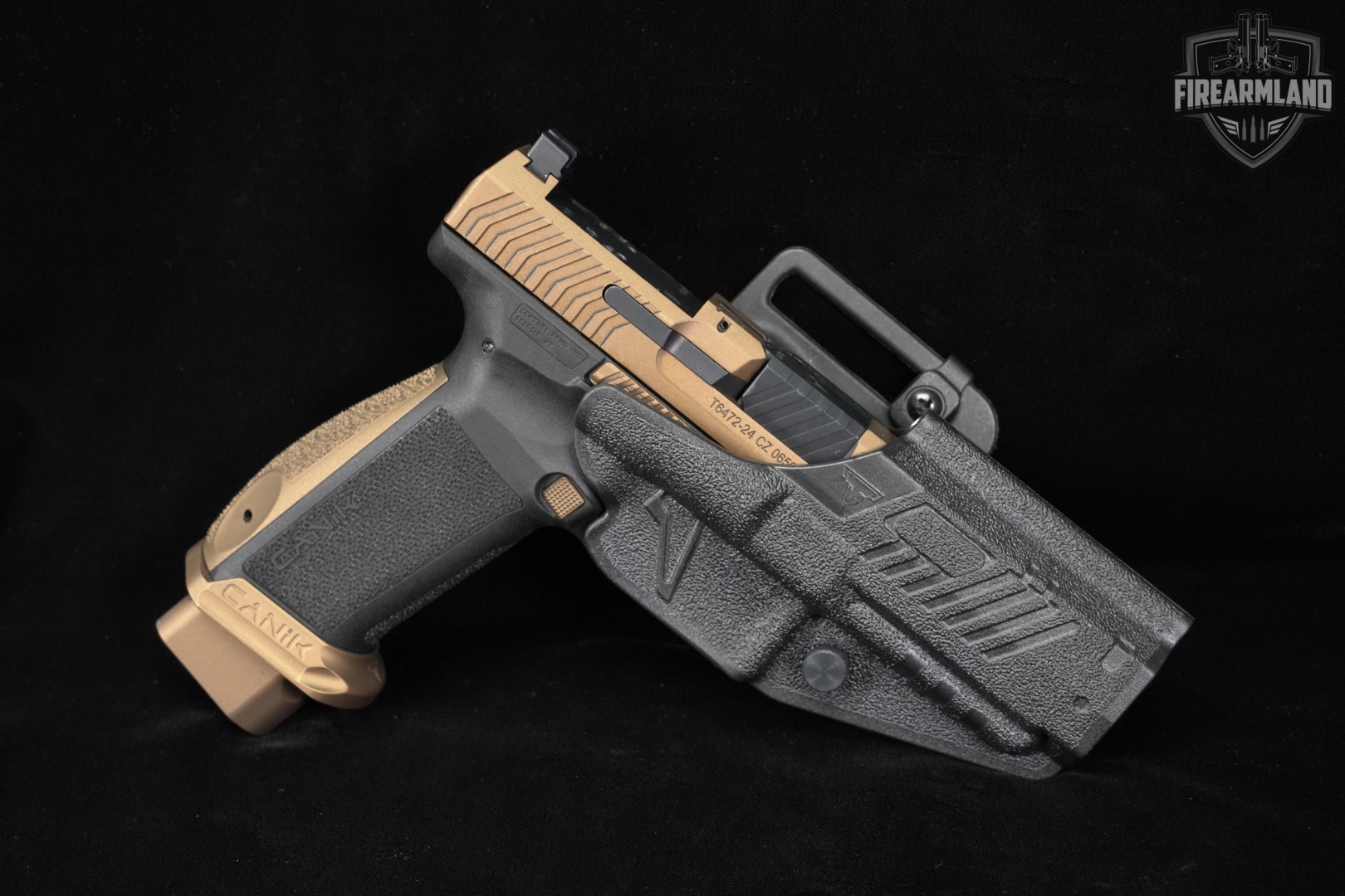 TARAN Tactical Canik TTI Combat 9mm 4.6" TTI Bronze +2 MAGS & ORIG CASE ...