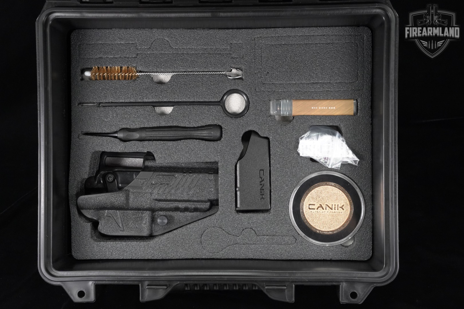 TARAN Tactical Canik TTI Combat 9mm 4.6" TTI Bronze +2 MAGS & ORIG CASE ...