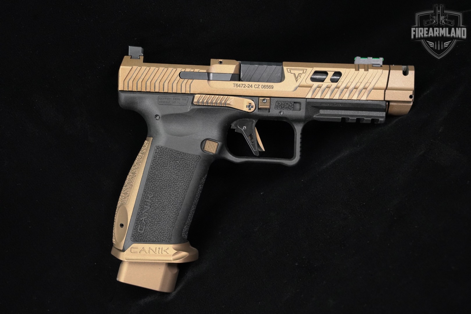 TARAN Tactical Canik TTI Combat 9mm 4.6" TTI Bronze +2 MAGS & ORIG CASE ...