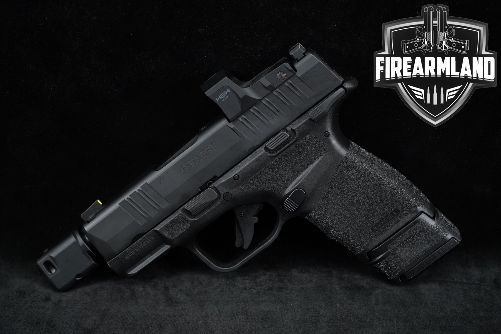 Springfield Armory Hellcat RDP HEX Wasp 9mm 4" CCW +5 MAGS & OPTIC ...
