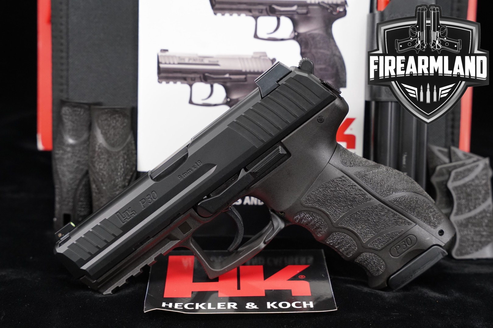 Heckler & Koch H&K P30 V3 9mm 3.86" DA/SA +2 MAGS & ORIG CASE - Semi ...