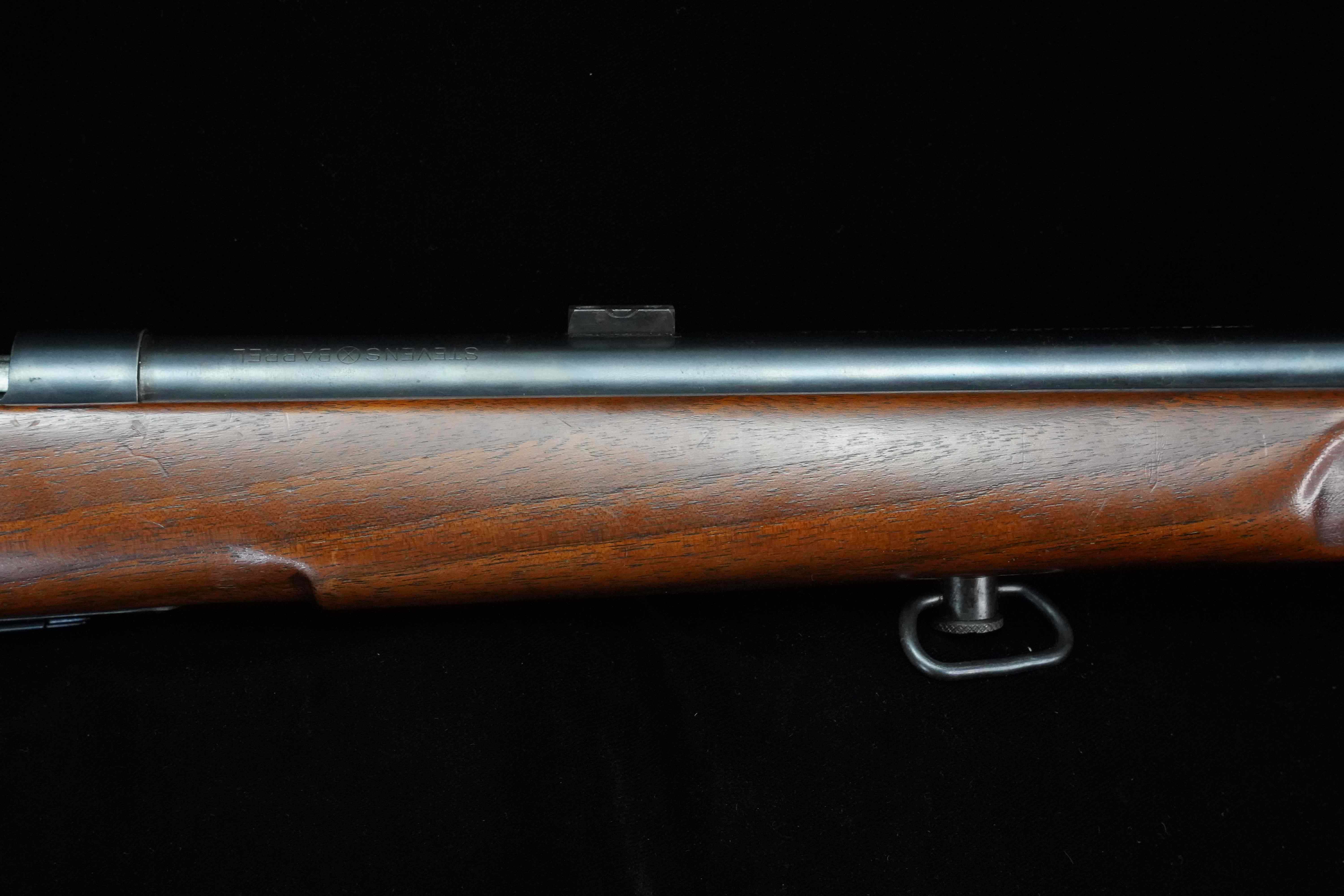 1937-1949 Stevens Model 416 22LR 26" Blued Stevens 416 - Bolt Action ...