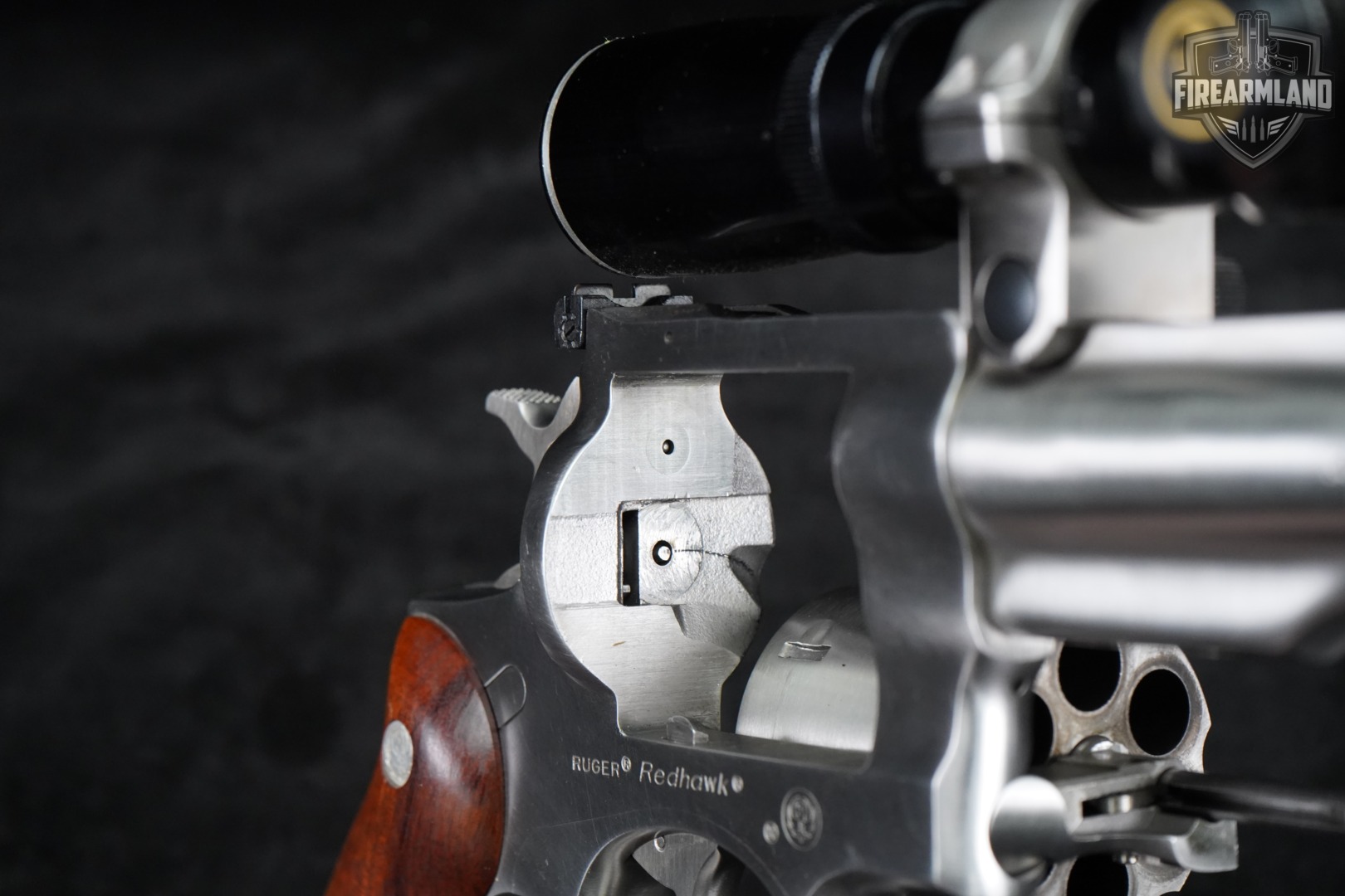 VINTAGE 1986 Ruger Redhawk 44 Magnum 7.5" Satin Stainless DA/SA +OPTIC - Revolvers at GunBroker ...