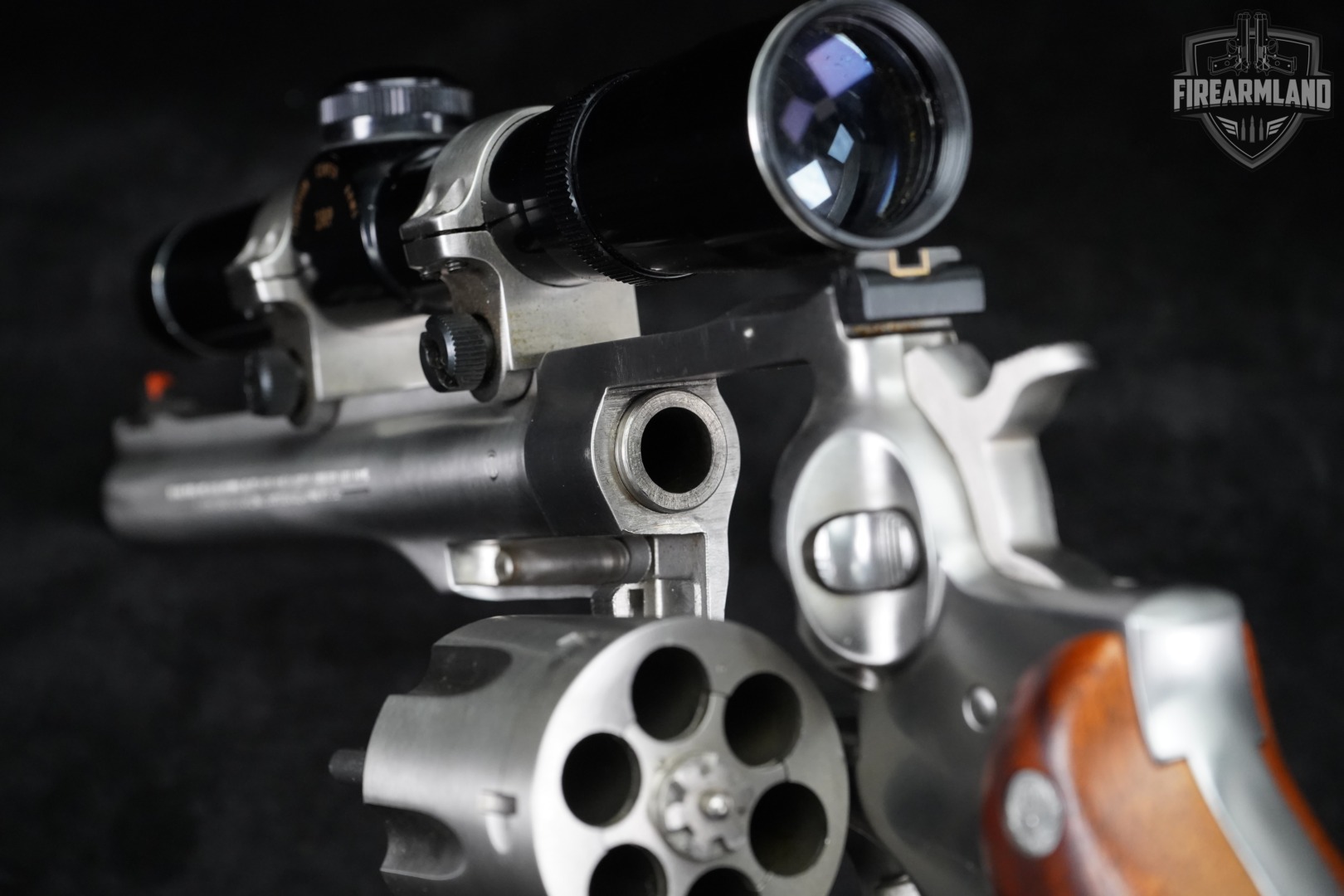 VINTAGE 1986 Ruger Redhawk 44 Magnum 7.5" Satin Stainless DA/SA +OPTIC - Revolvers at GunBroker ...