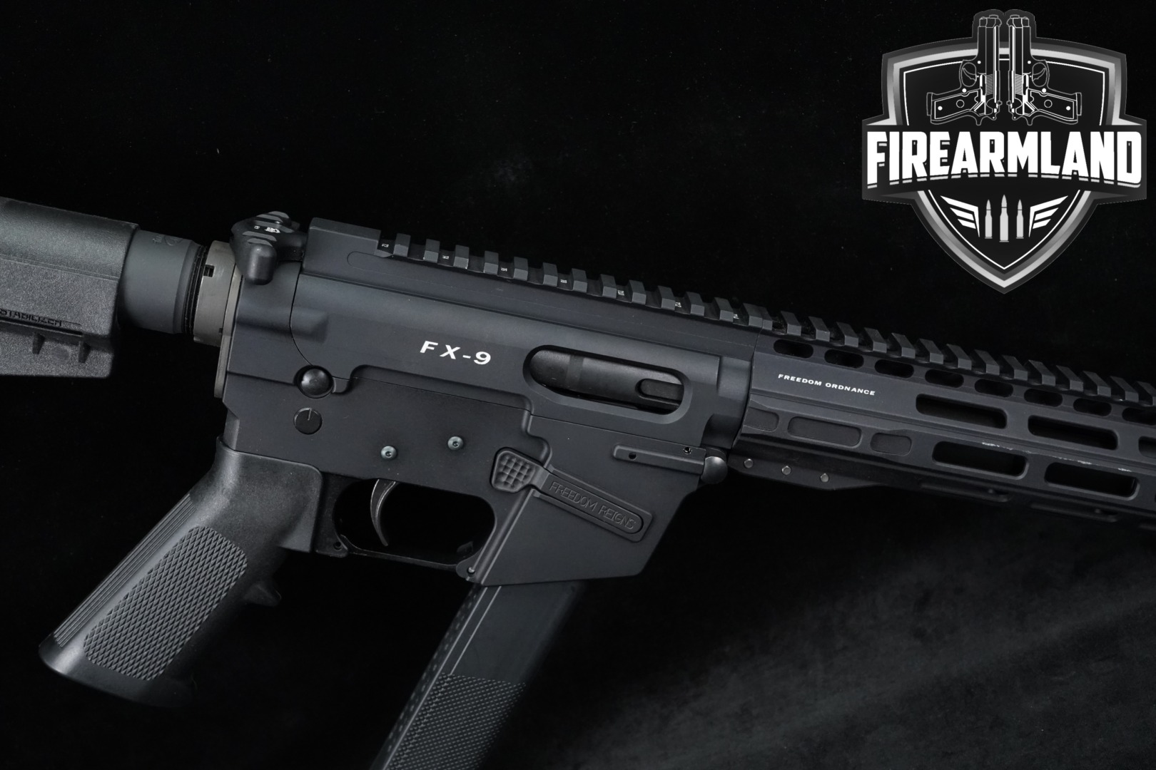 PCC Freedom Ordnance FX-9 Pistol Shockwave Blade 9mm AR9 8" FX9 +5 MAGS ...
