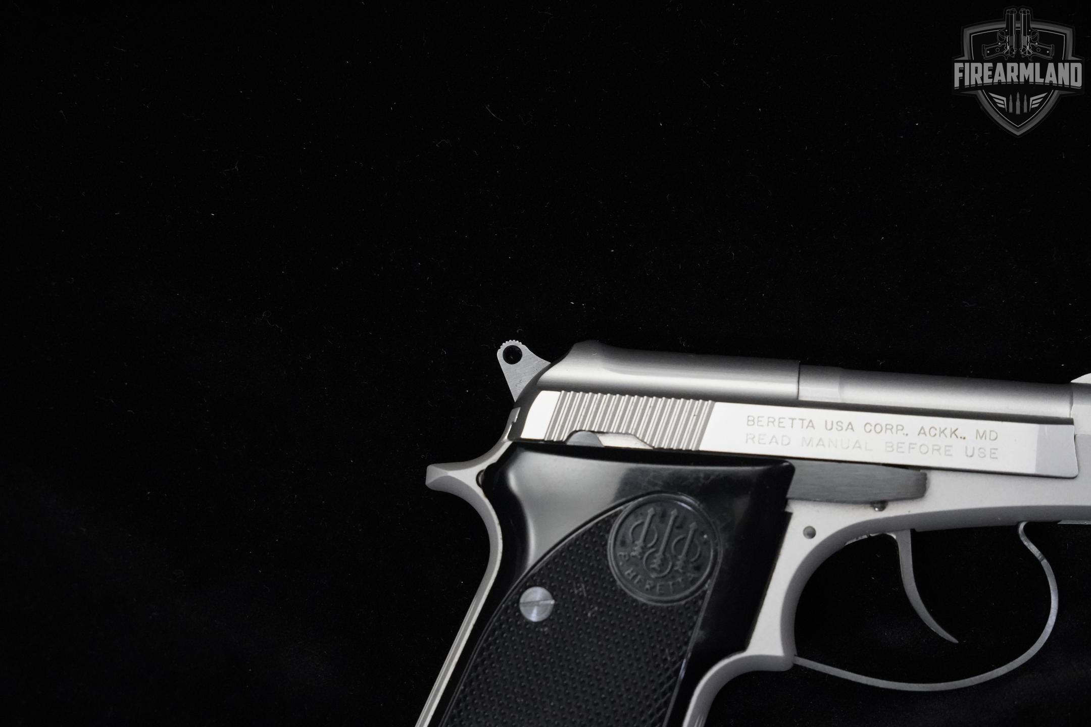 Beretta Model 21A Bobcat Inox 22LR 2.4" Matte Silver Beretta 21A 21-A ...