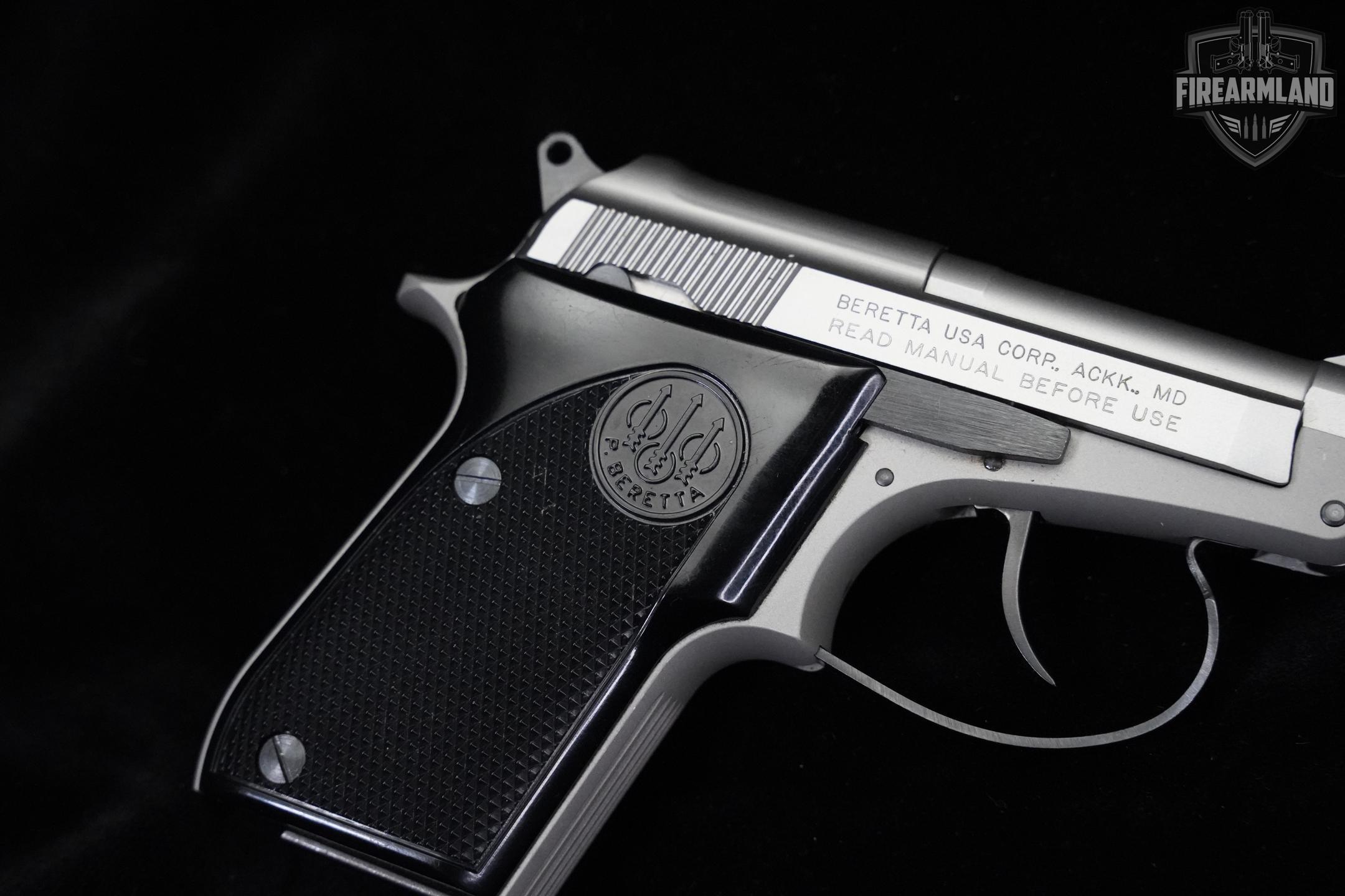 Beretta Model 21A Bobcat Inox 22LR 2.4" Matte Silver Beretta 21A 21-A ...