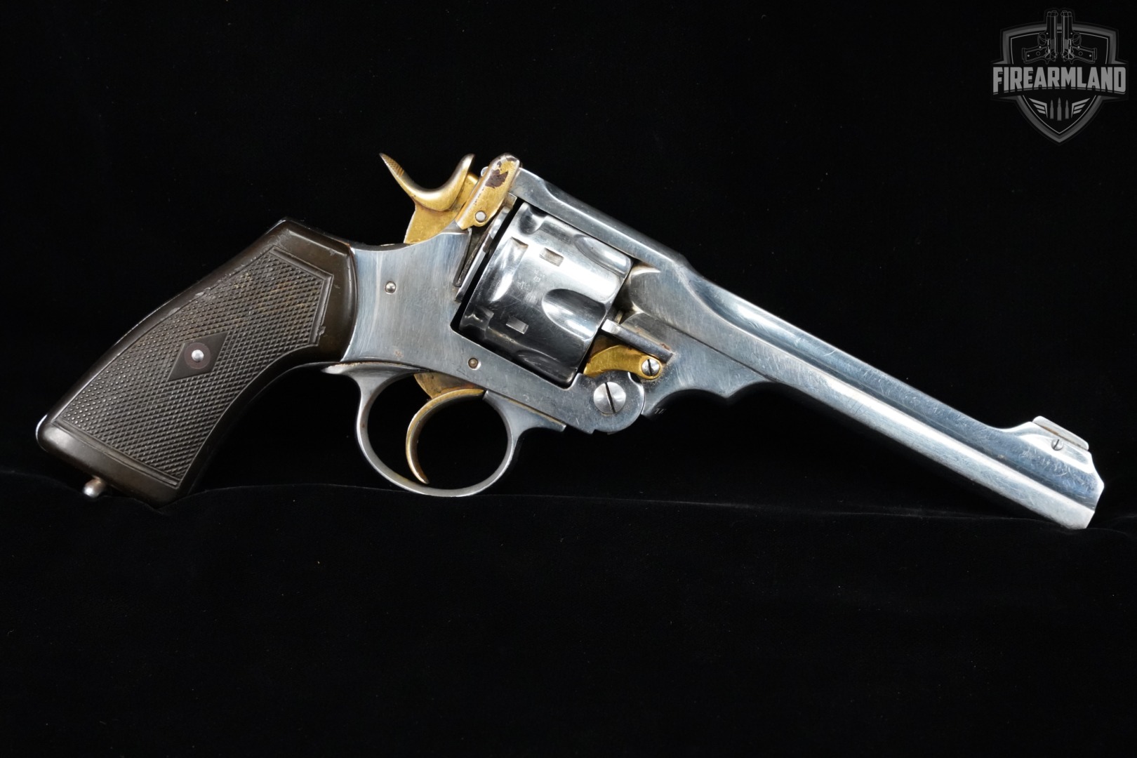 1915 WWI Webley Mark VI 455Webley 6" Bright Polished DA/SA - Revolvers ...