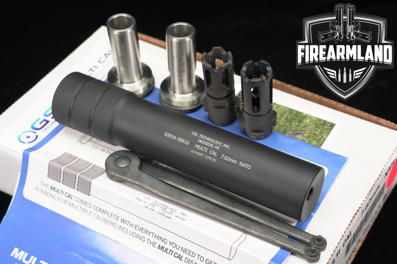 NFA Suppressor GSL Technology, Inc. MULTI CAL .17-.30 Caliber MC +ORIG ...