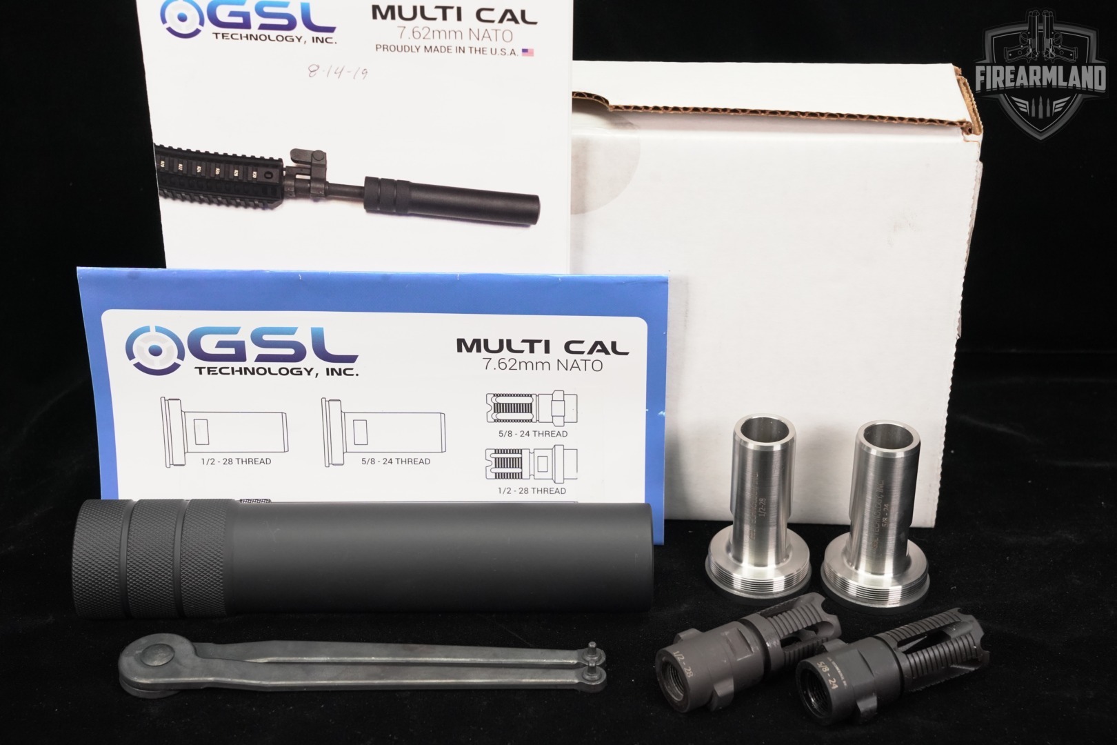 NFA Suppressor GSL Technology, Inc. MULTI CAL .17-.30 Caliber MC +ORIG ...