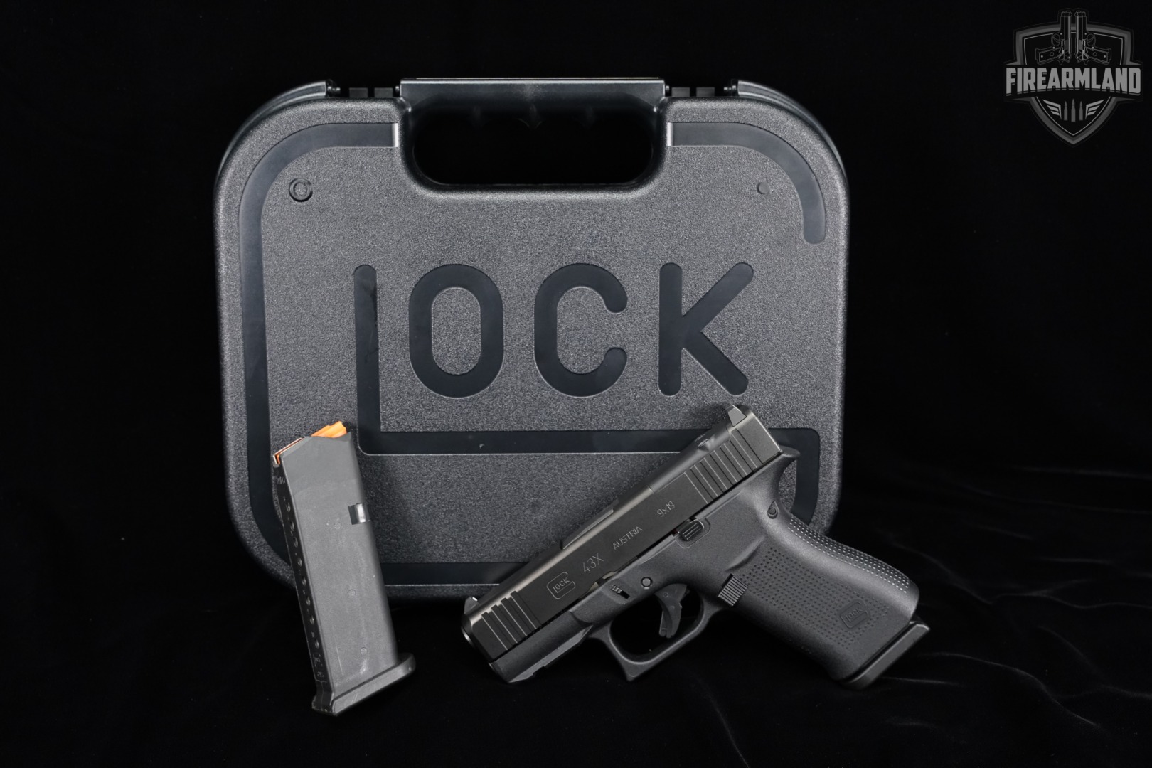 Glock 43X MOS Slimline 9mm G43X +2 MAGS & ORIG CASE - Semi Auto Pistols ...