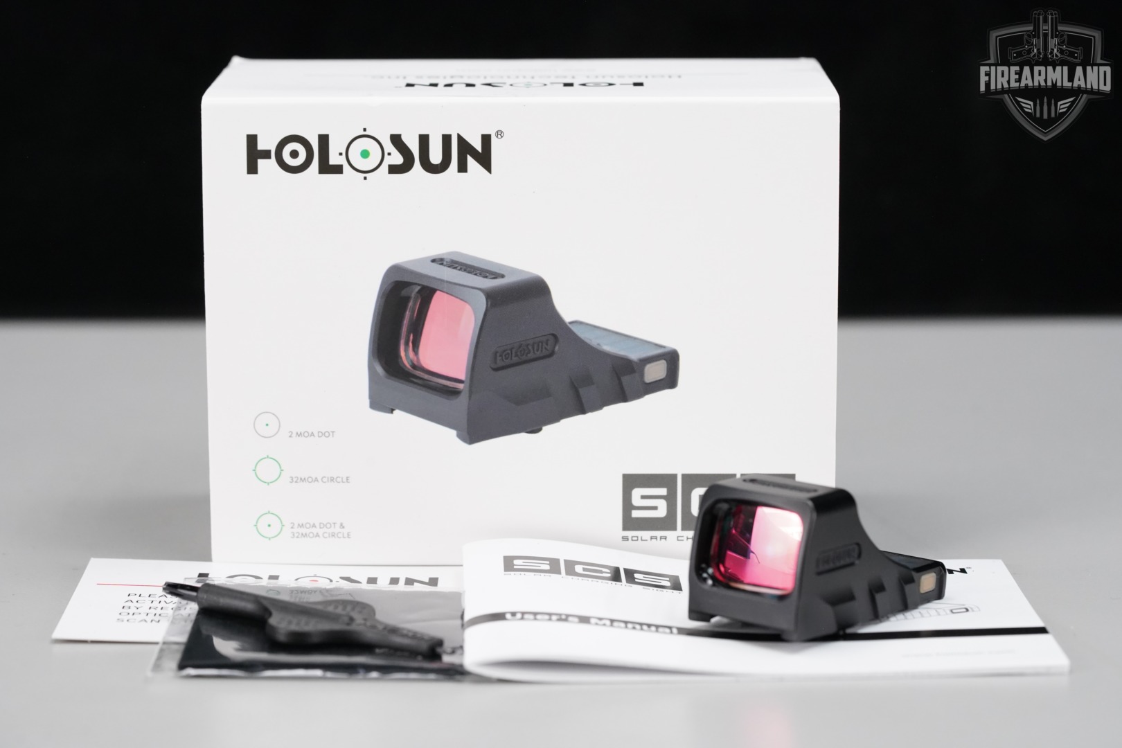 Holosun SCS PDP-GR 2 MOA Green Dot & 32 MOA Circle +ORIG BOX - Red Dots ...