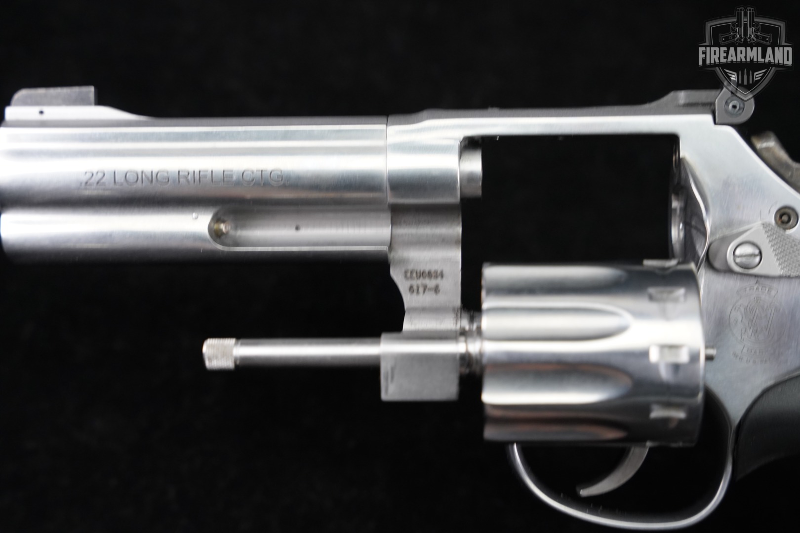 Smith & Wesson S&W Model 617-6 K-Frame 22LR 4" 10-SHOT M617 +ORIG CASE ...