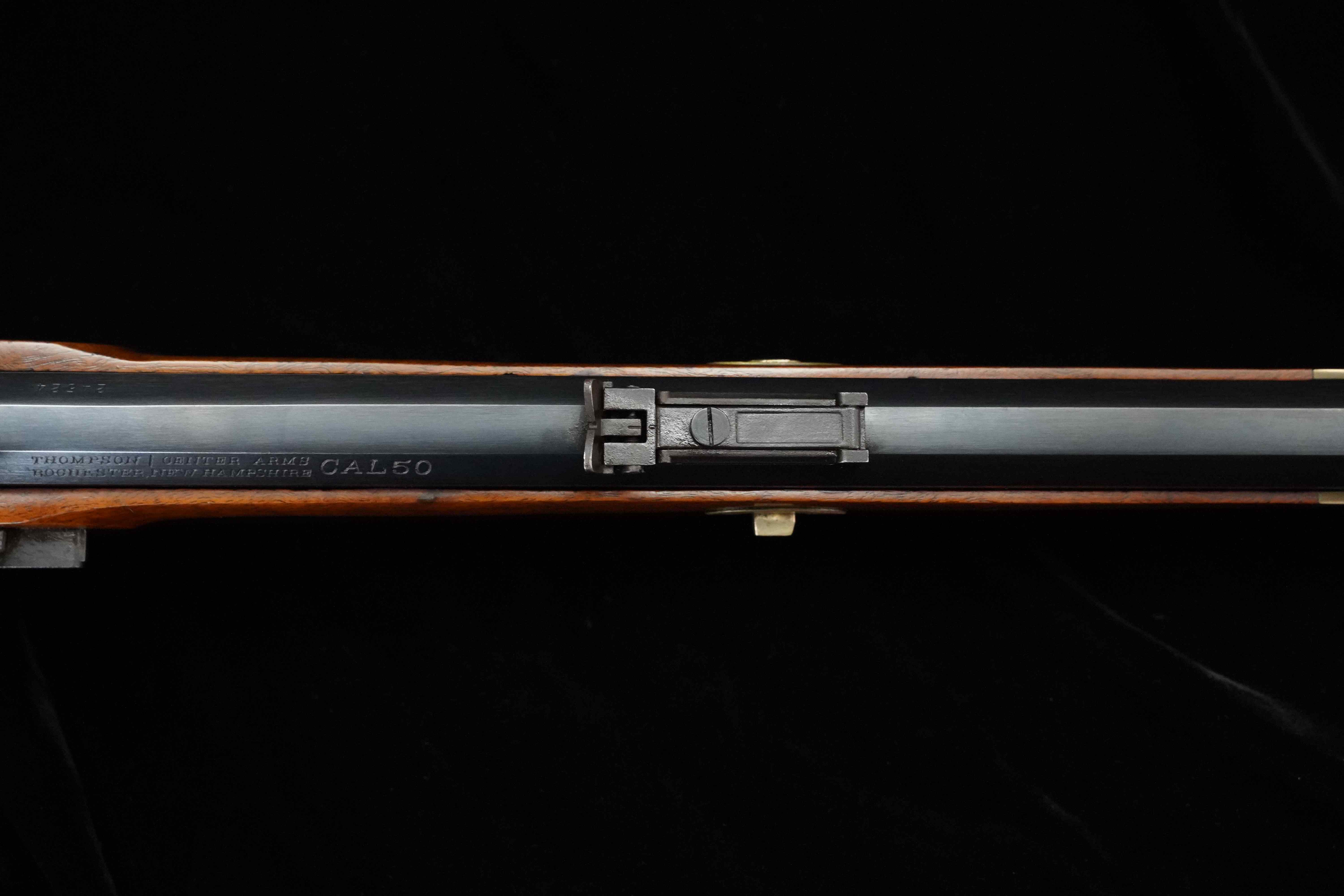 Thompson Center (TC-T/C) Hawken Flintlock 50 BPM 28" Blued Hawken ...