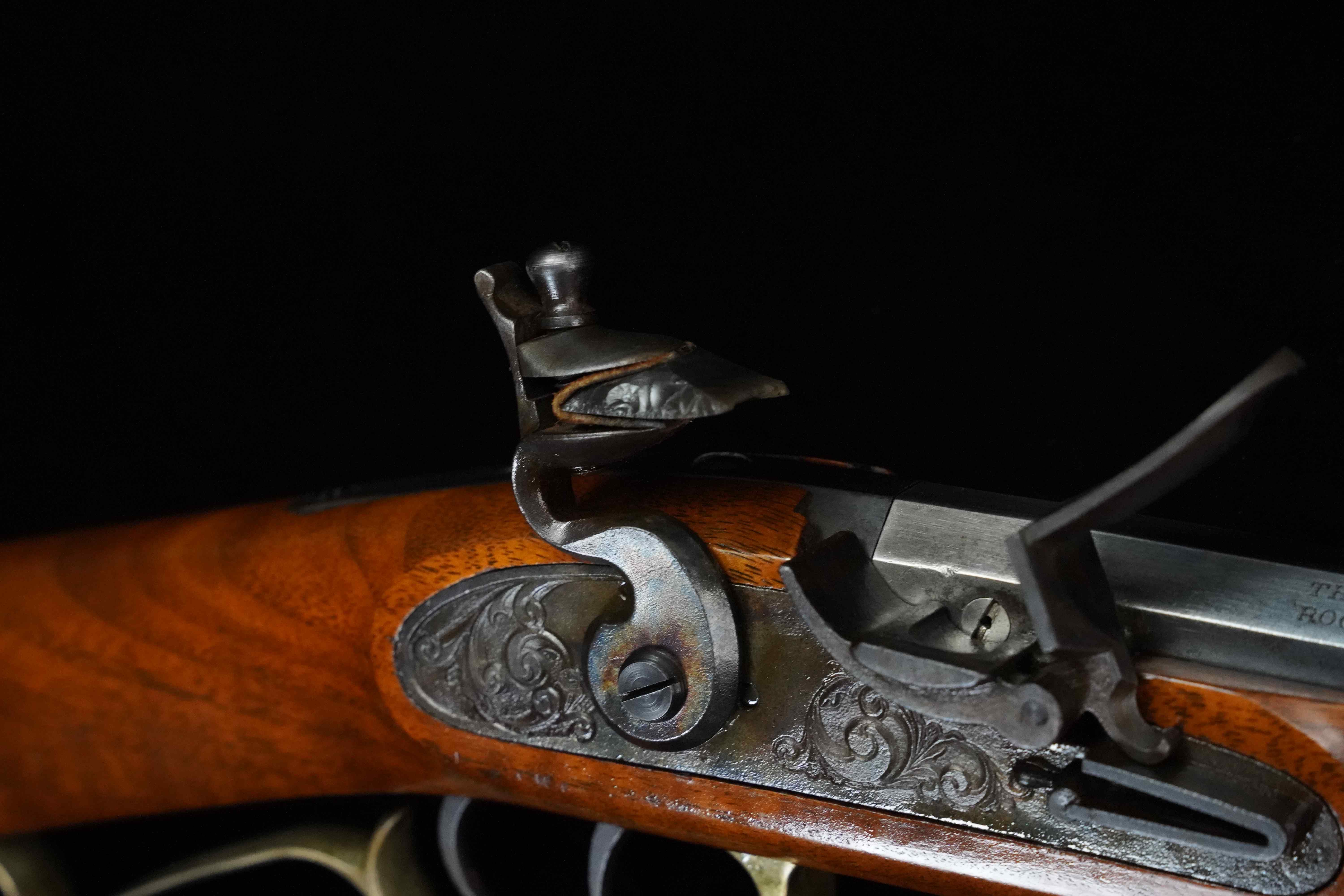 Thompson Center (TC-T/C) Hawken Flintlock 50 BPM 28" Blued Hawken ...