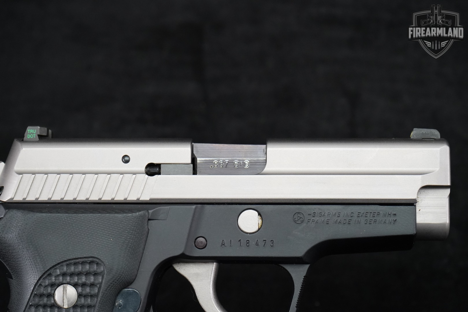 GERMAN FRAME Sig Sauer P229 357SIG 3.9 Two-Tone Stainless & Black +2 ...