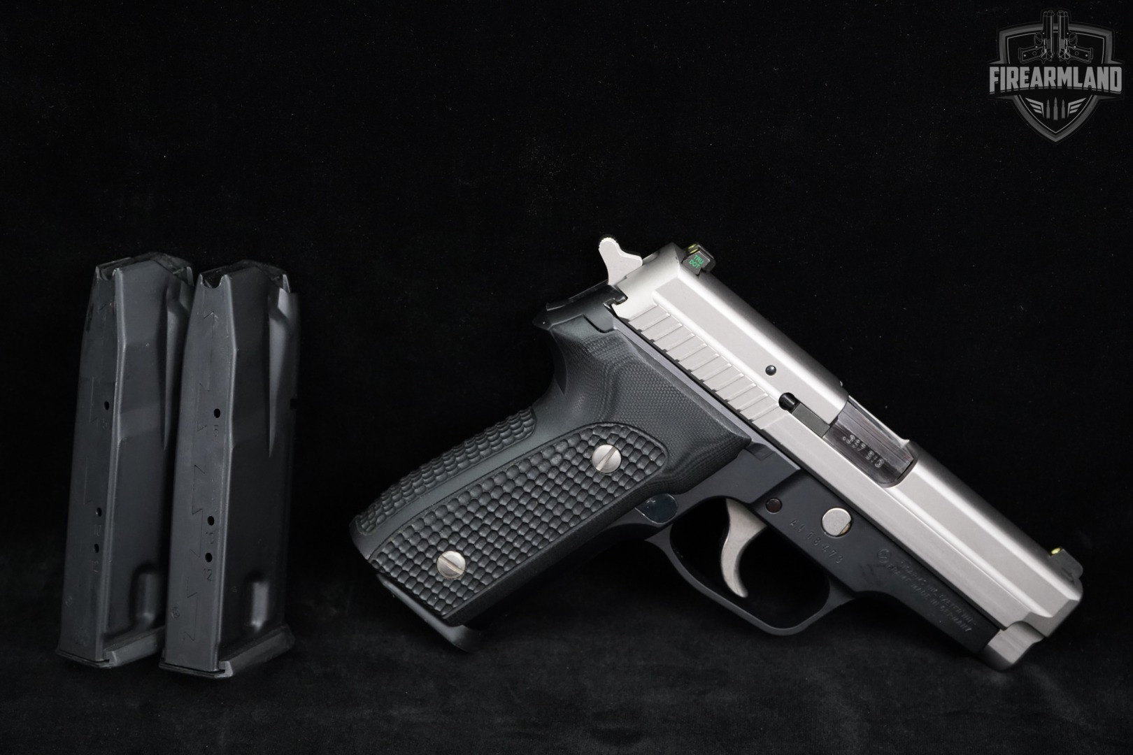 GERMAN FRAME Sig Sauer P229 357SIG 3.9 Two-Tone Stainless & Black +2 ...