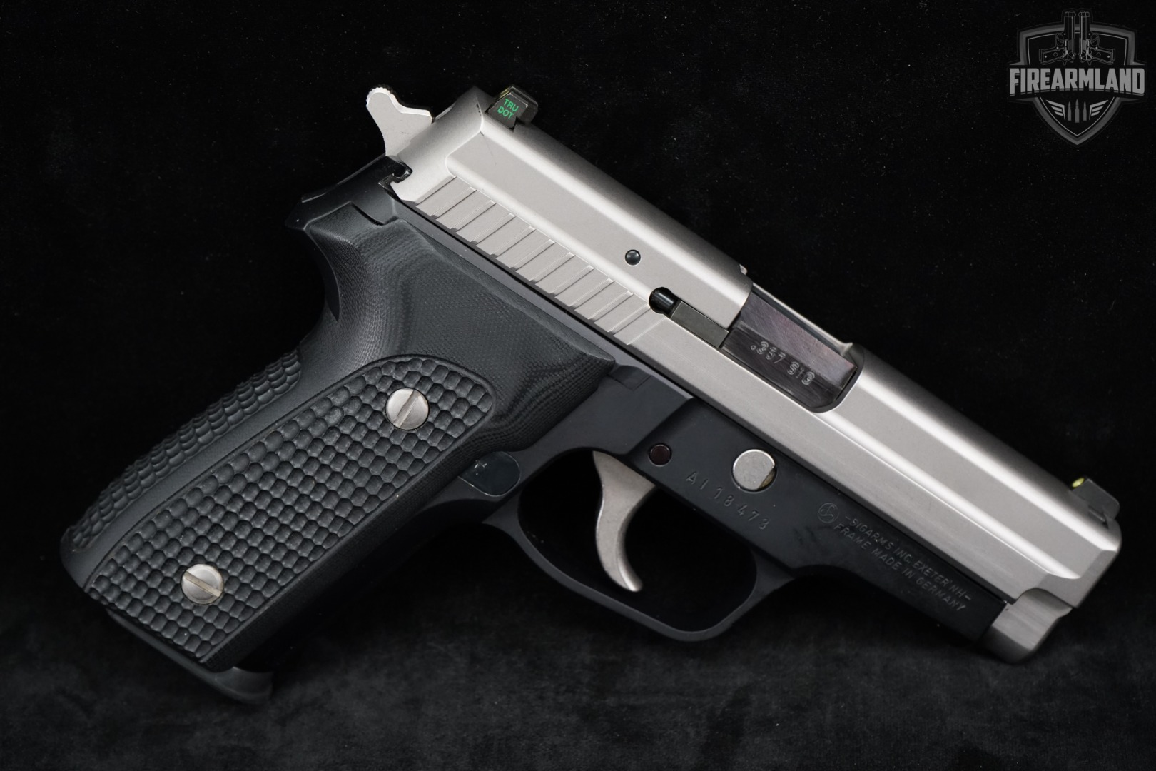 GERMAN FRAME Sig Sauer P229 357SIG 3.9 Two-Tone Stainless & Black +2 ...
