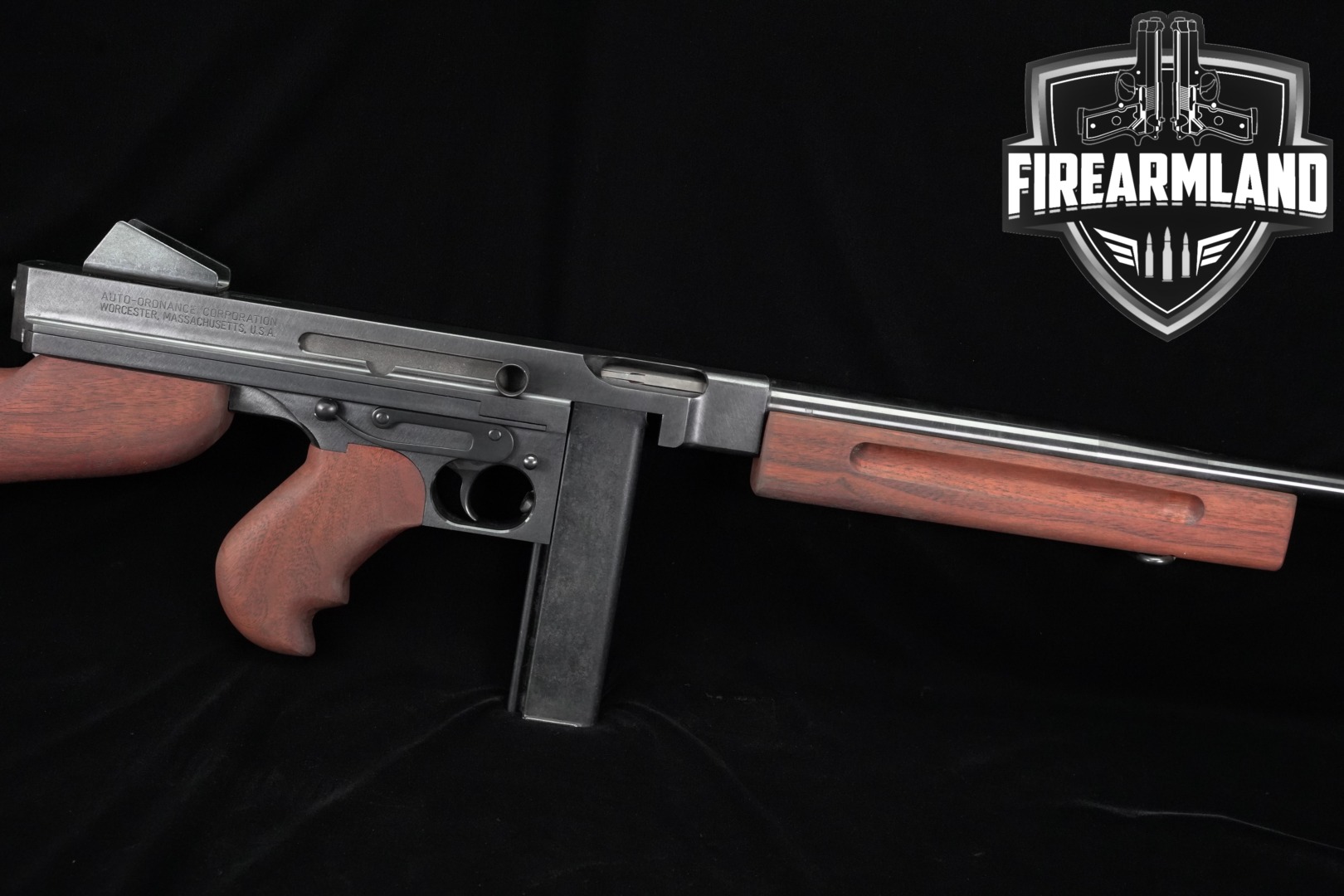 Auto Ordnance Thompson M1 WWII-Pattern 45 ACP 16.5" Tommy Gun - Semi ...