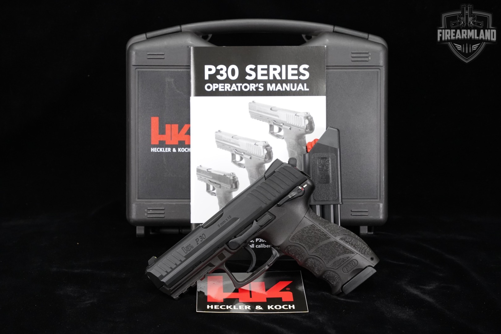 Heckler & Koch H&K P30 S V3 9mm 3.85" P-30+2 MAGS & ORIG CASE - Semi ...