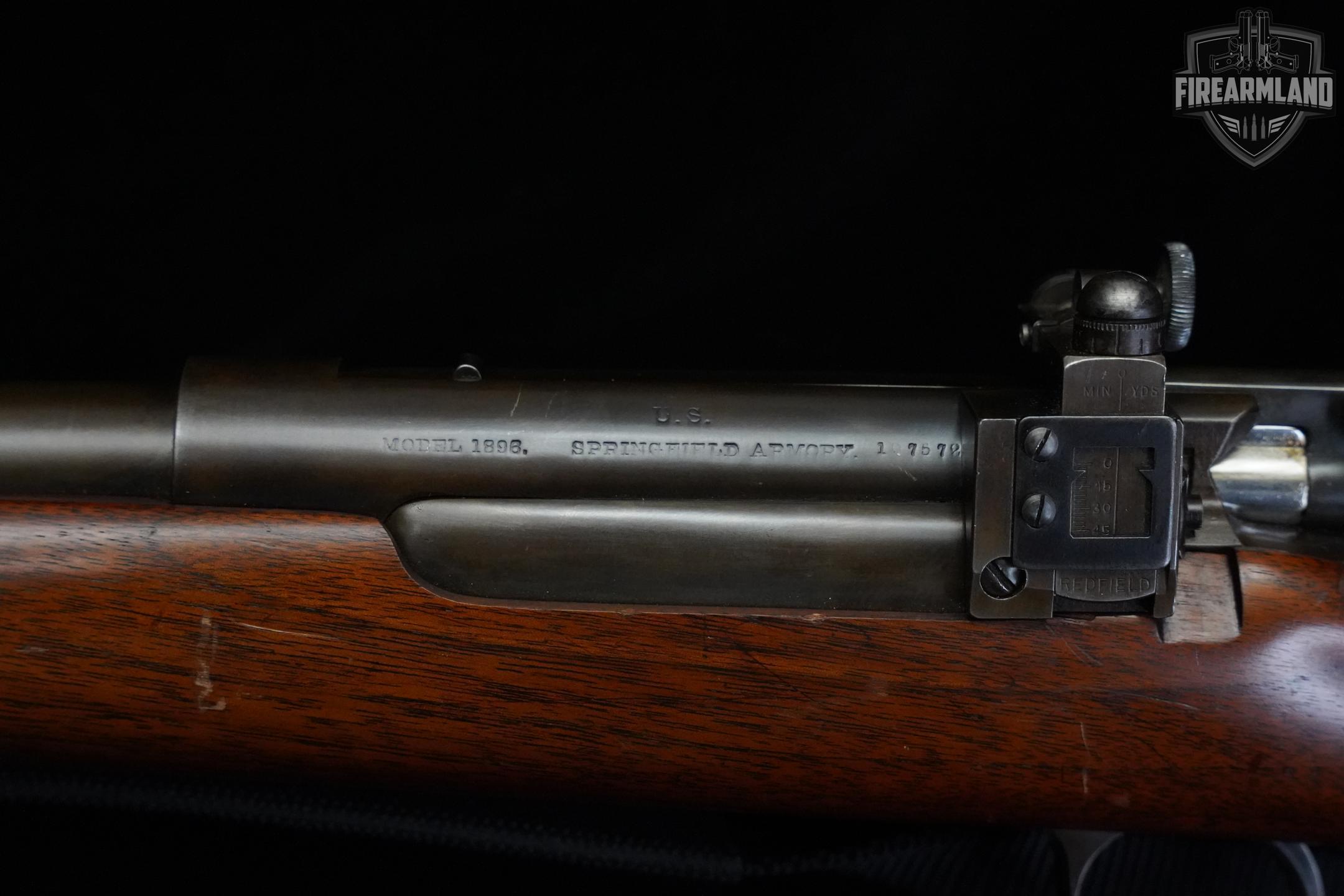 CUSTOM Springfield Model 1896 Krag-Jorgensen 30-40 Krag 20" 1896 - Bolt ...