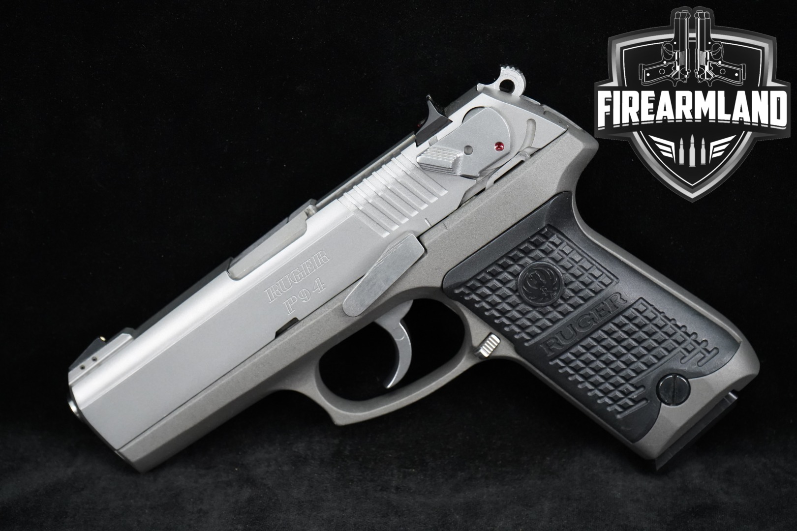 1994 Ruger P94 9mm 4.3" Stainless P-94 DA/SA +3 MAGS & ORIG CASE - Semi ...