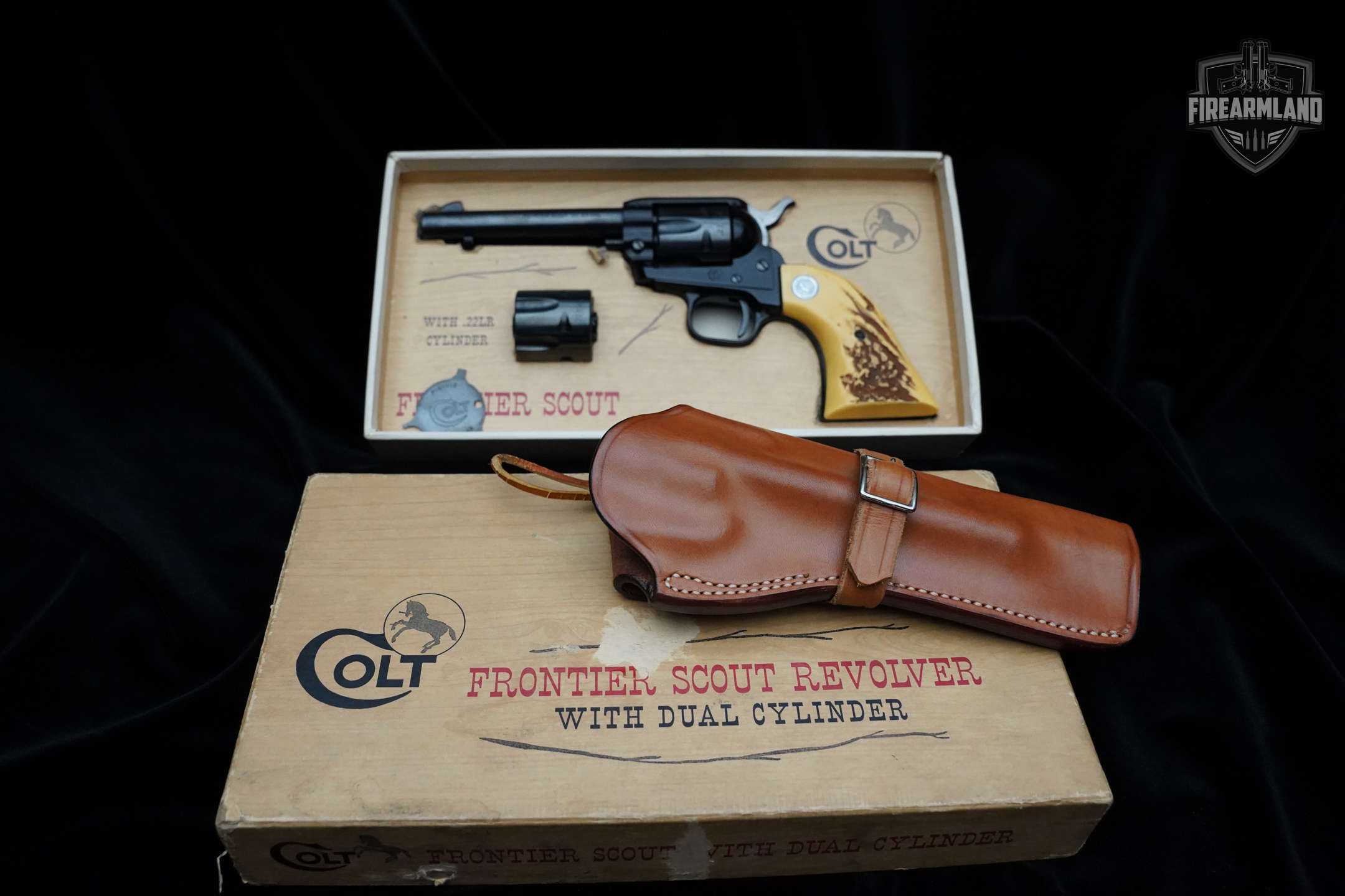 ORIG BOX Colt Frontier Scout '62 22LR Colt Revolver 22-LR 1966 ...